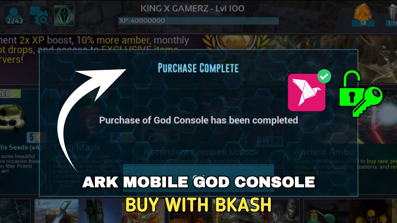 How To Buy God Console | ARK Mobile | Purchase God Console ...