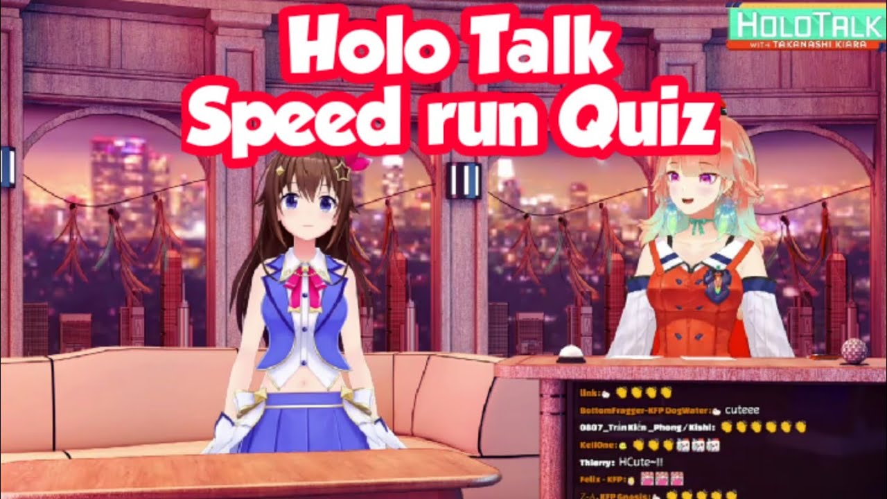 Sora-chan's Holo talk Speed run Question Segment feat. Kiara - YouTube