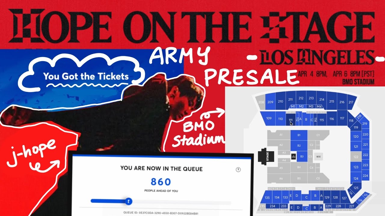 GETTING BTS JHOPE TICKETS in 5 MINUTES 🔥 HOPE ON THE STAGE 2025 WORLD ...