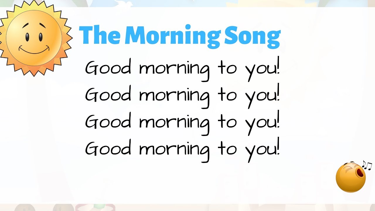 The Morning Song -- Sweet & Kind Morning Show Live! - YouTube