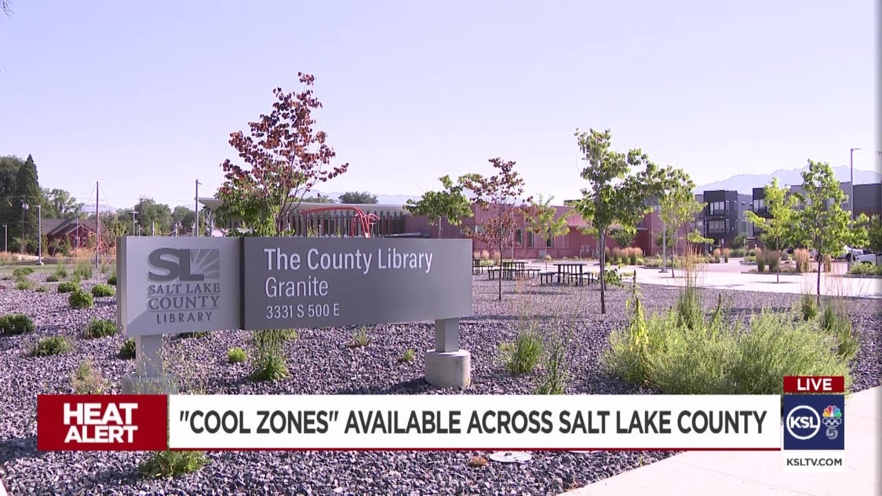 'Cool zones' are now available across Salt Lake County - YouTube