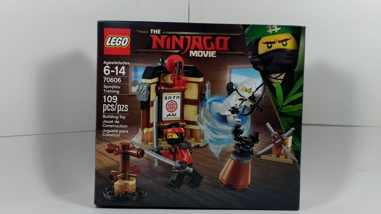 Lego Set Review: The LEGO Ninjago Movie Spinjitzu Training - YouTube