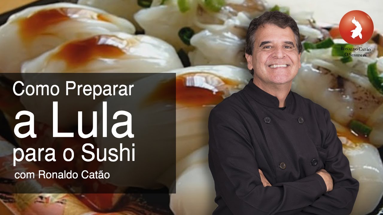 Como preparar a lula para o sushi - 1ª parte - YouTube