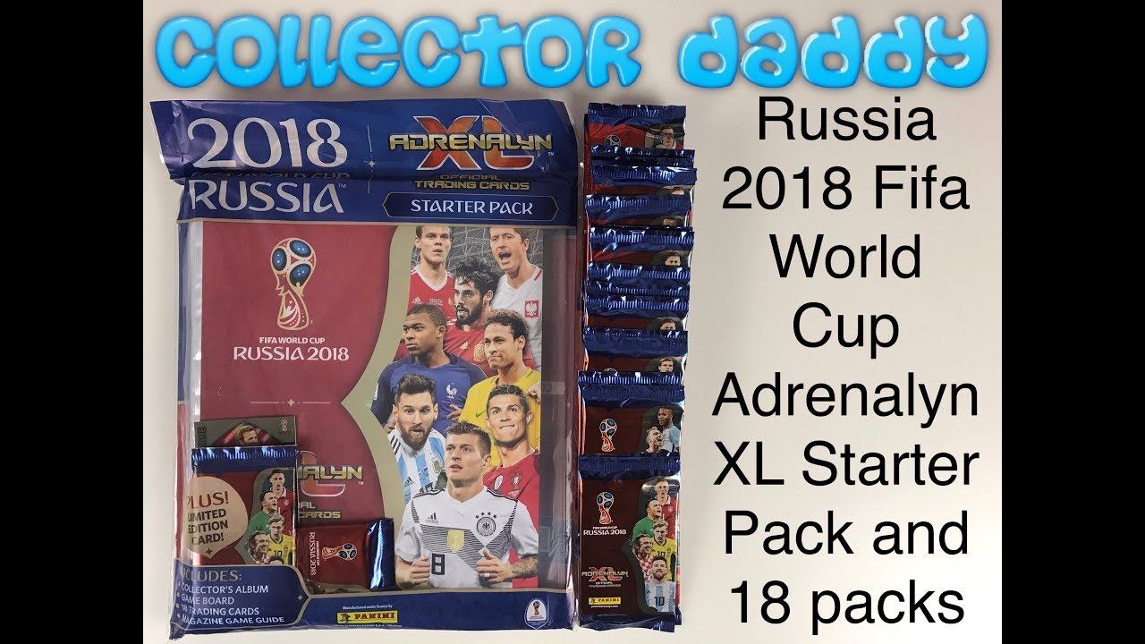 Russia 2018 Fifa World Cup Adrenalyn XL Starter Pack And 18 Packs - YouTube