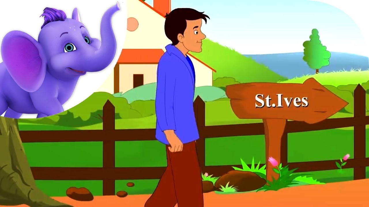 As I was Going to St. Ives - Nursery Rhyme & Karaoke Version - YouTube