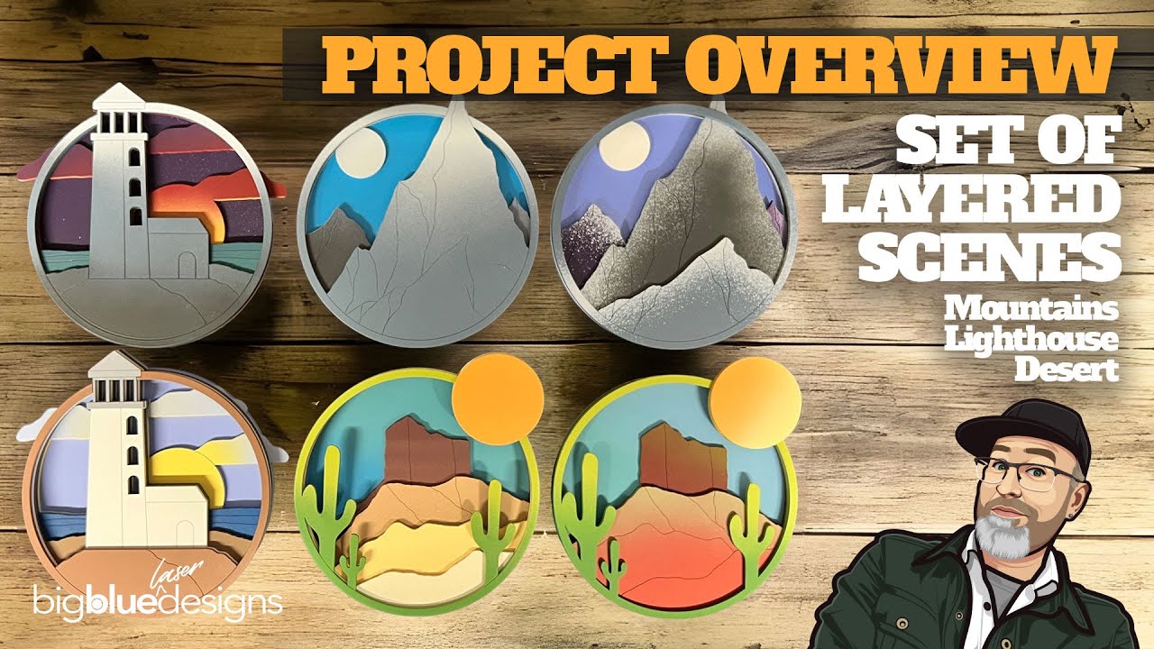 Project Overview: Layered Circle Scenes Set - YouTube
