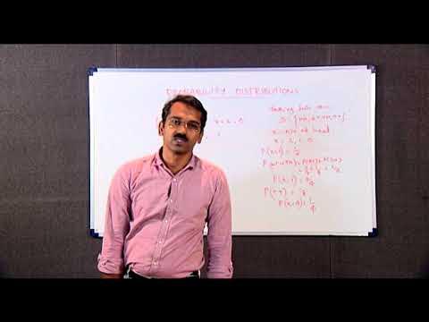 PROBABILITY DISTRIBUTION PART 1 #swayamprabha #CH08SP - YouTube