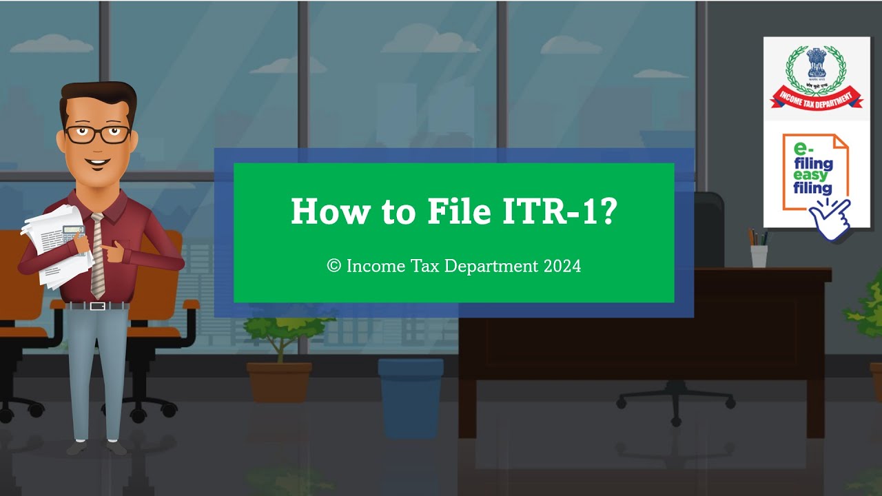 How to file ITR 1 - YouTube