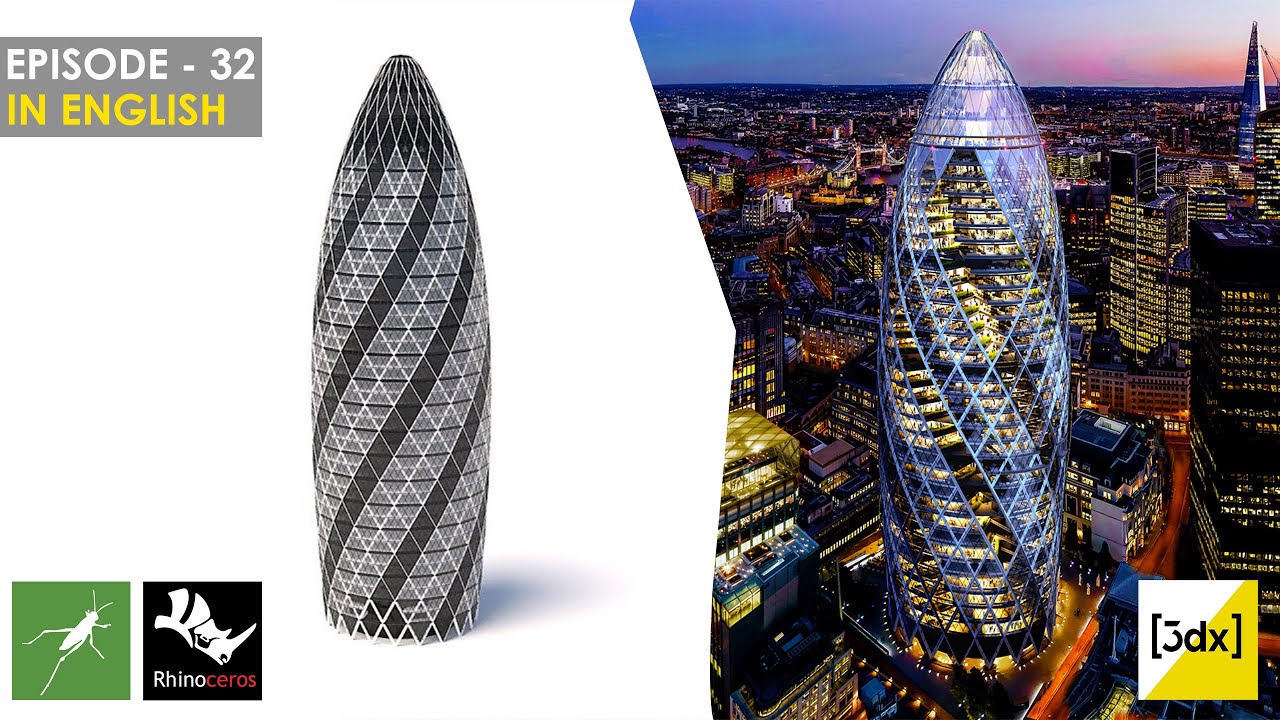 Rhino 3D Architectural Tutorial Series | Ep - 32 | Real Buildings Into ...