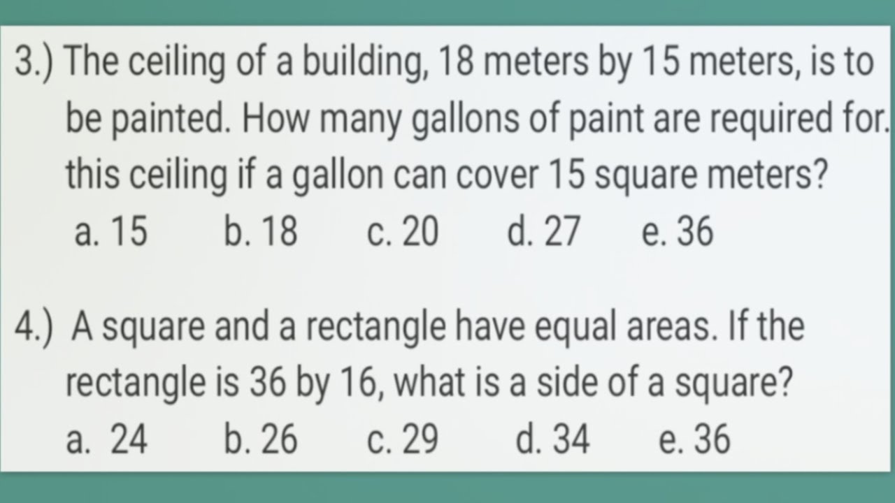 Geometry: Square Meters - YouTube