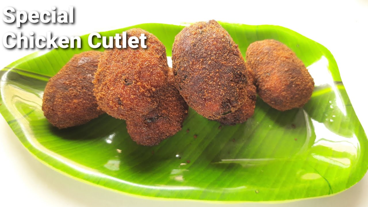 Mom's Special Chicken Cutlet ||Chicken Cutlet Recipe||Kerala Style Easy ...