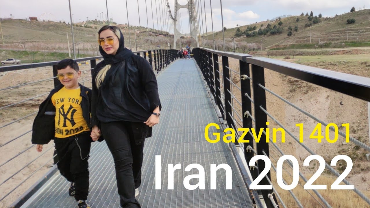 Iran 2022_Ghazvin Avaj suspension bridgeپل معلق آوج قزوین - YouTube