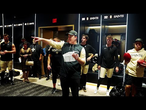 Saints Locker Room After Week 16 Win vs. Jets