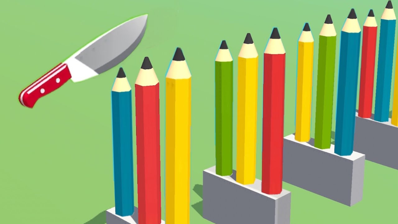 Slice it all! Very satisfying and relaxing slicing game - YouTube