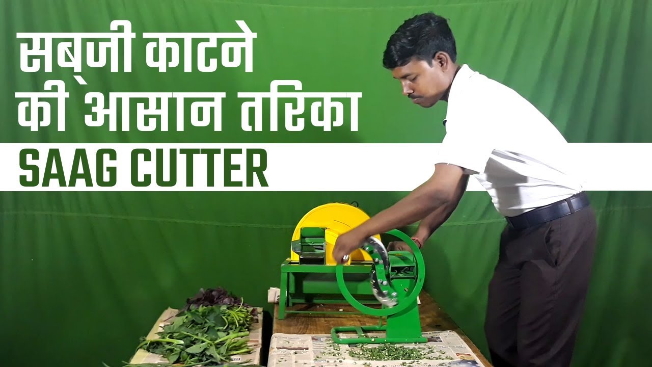 सब्जी काटने की आसान तरिका | Saag Cutter Machine at Lowest Price | Call ...