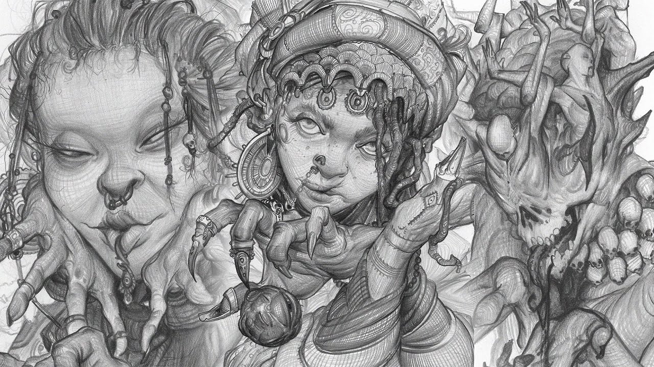 Draw ANYTHING with This "WIREFRAME" Technique【Gary Villarreal ...