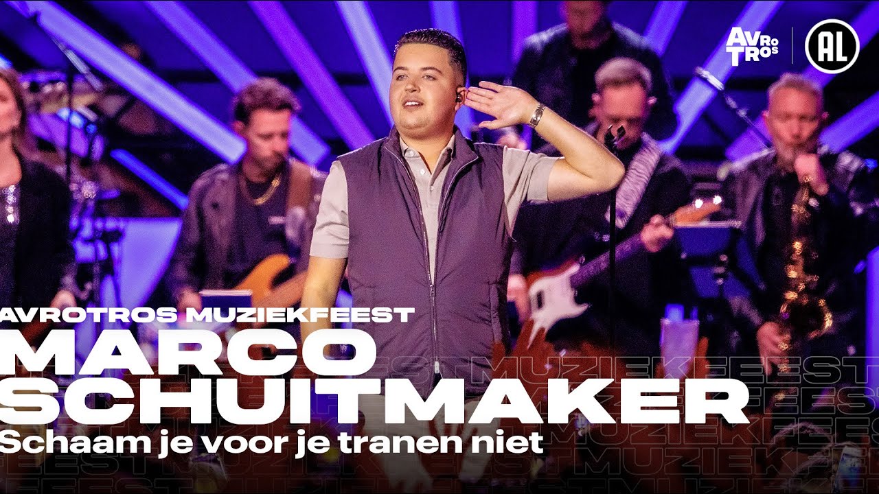 Marco Schuitmaker - Schaam je voor je tranen niet (LIVE) • Muziekfeest ...
