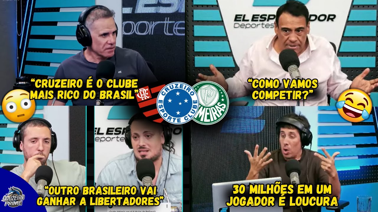 IMPRESSA URUGUAIA IMPACTADA COM PODER DO CRUZEIRO 'RIQUISSÍMO' | CRUZEIRO - YouTube