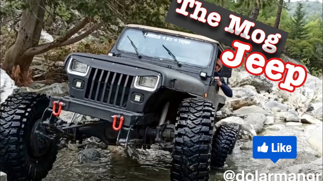 The Mog Jeep slow motion clip on rock crawling - YouTube