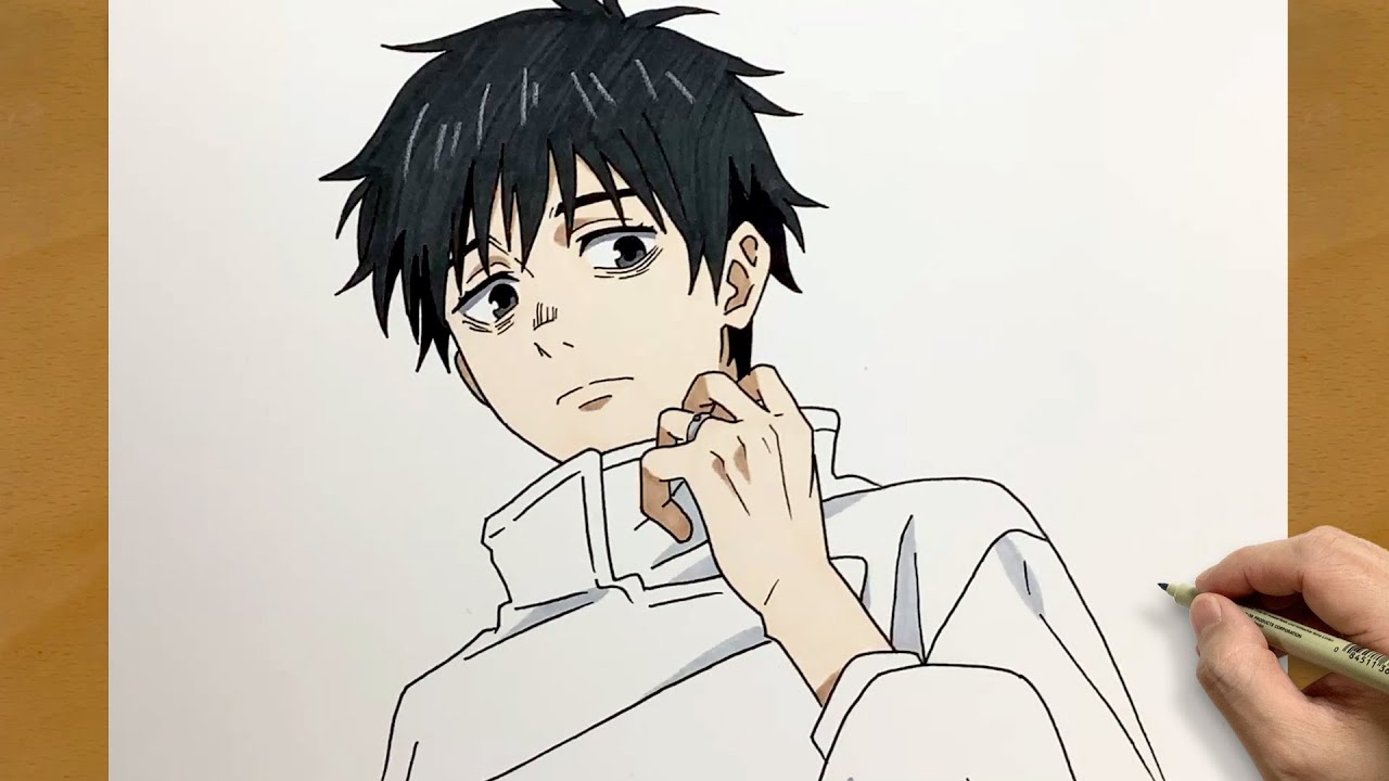 How to Draw Yuta Okkotsu || Jujutsu Kaisen Anime Art || Anime Drawing ...