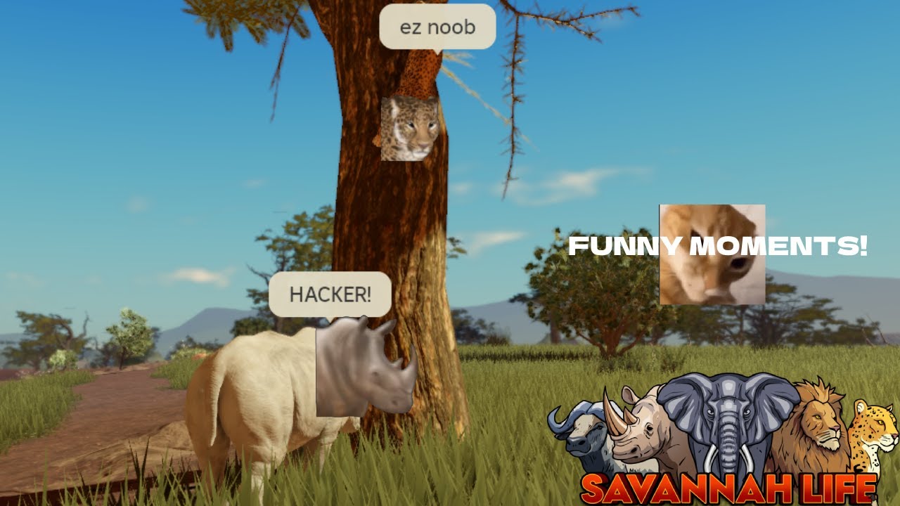 FUNNY MOMENTS in Savannah Life | ROBLOX Savannah Life - YouTube