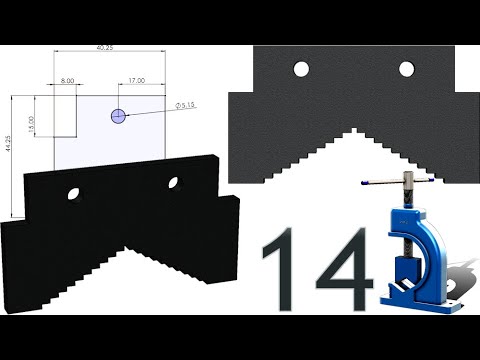 14-Project 45| One-Sided Pipe Vise (Open Type) | SolidWorks Tutorial ...