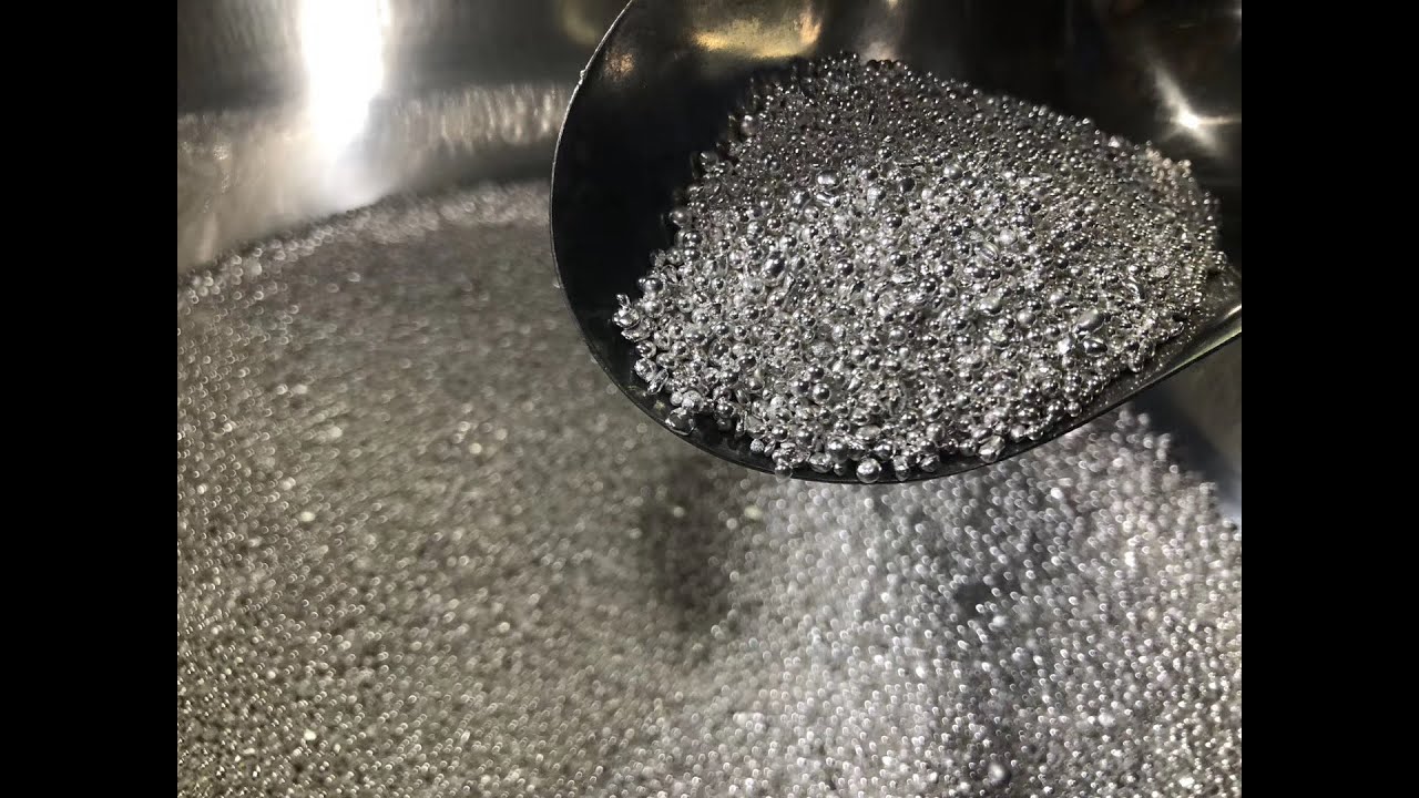 Gold silver copper Granulating machine/Gold Granulator - YouTube