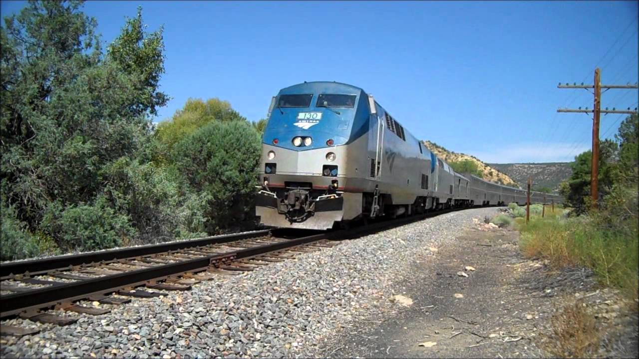 Amtrak's Southwest Chief #3 in Canyoncito, NM - YouTube