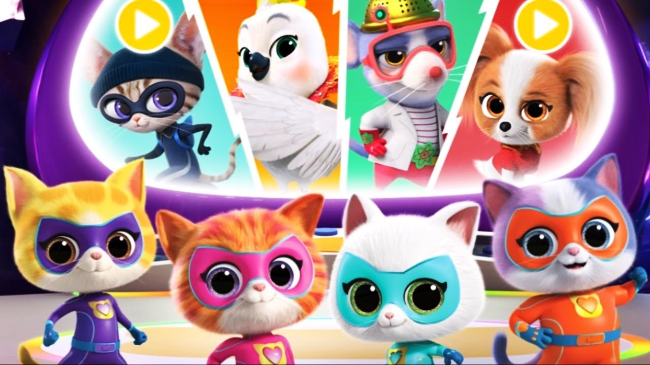 SuperKitties Kittydale Quests | Save Purple Flowers From Lab Rat ...