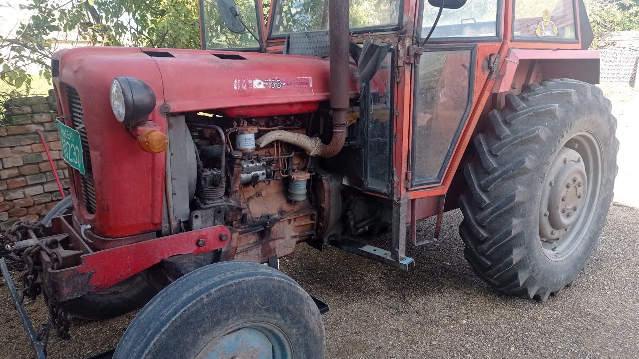 IMT 558 zamena semeringa radilice zadnjeg - YouTube