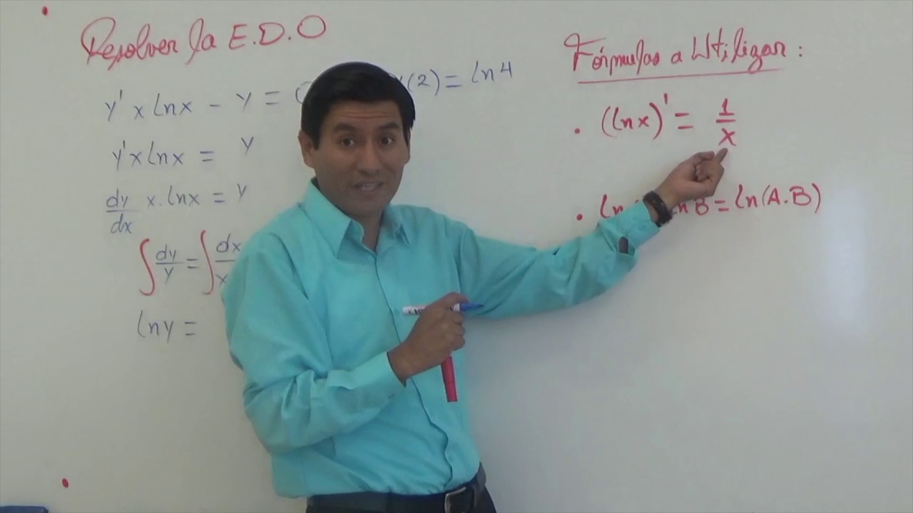 Prof Jorge Cavero - EDO #1 - YouTube