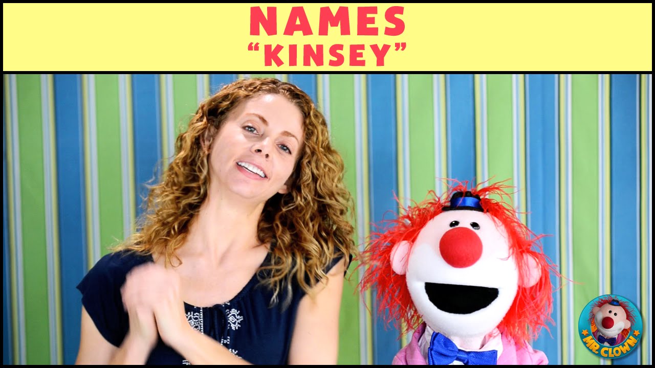 Learning Names with Mr. Clown: "Kinsey" - YouTube