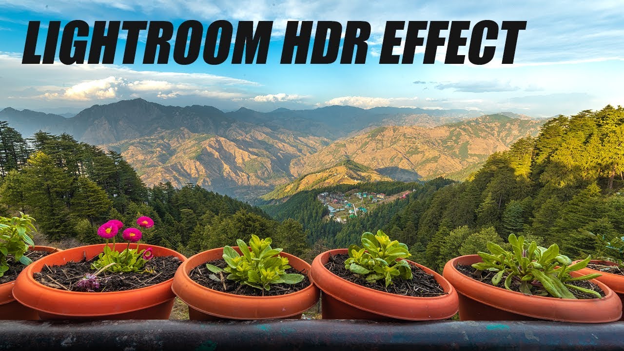 HDR Effect Advance Lightroom Tutorial - YouTube