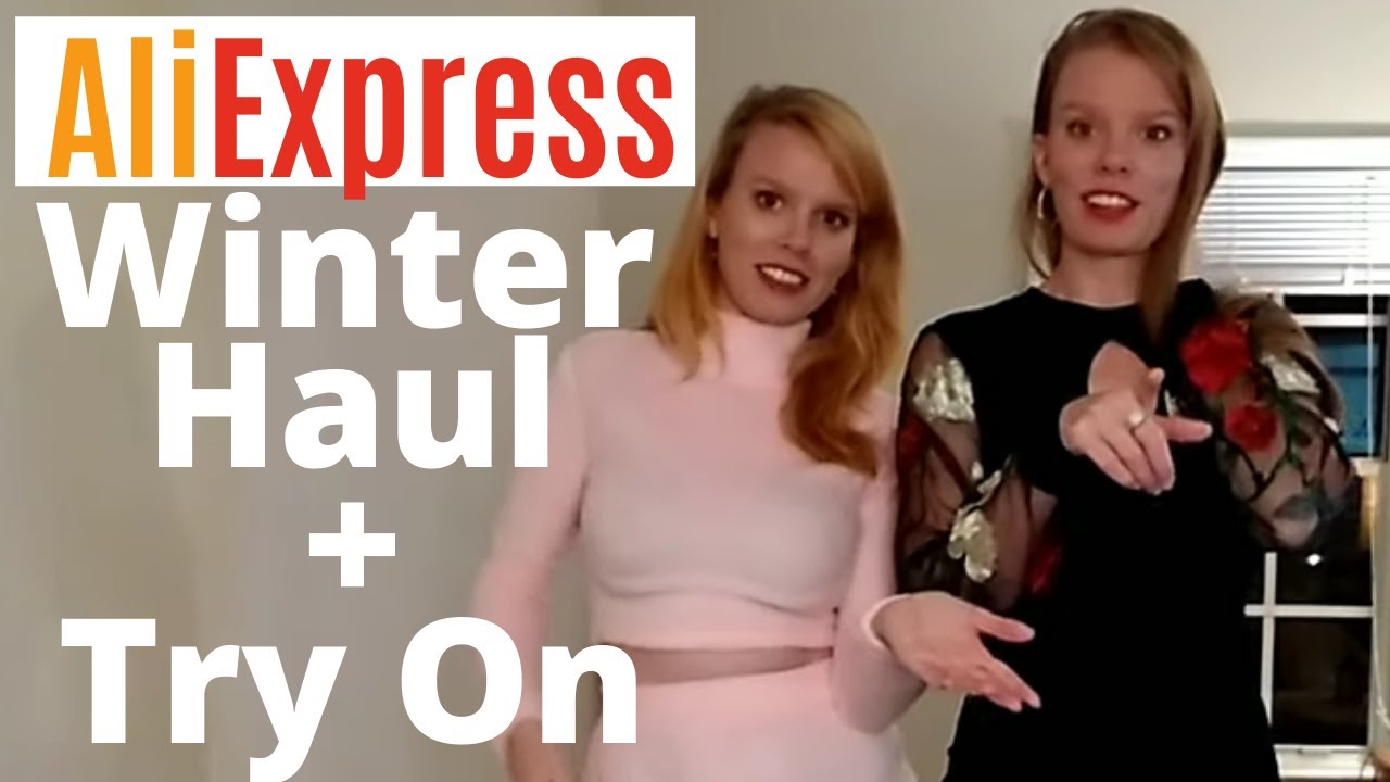 Twins Ali Express Winter Haul + Try On - YouTube