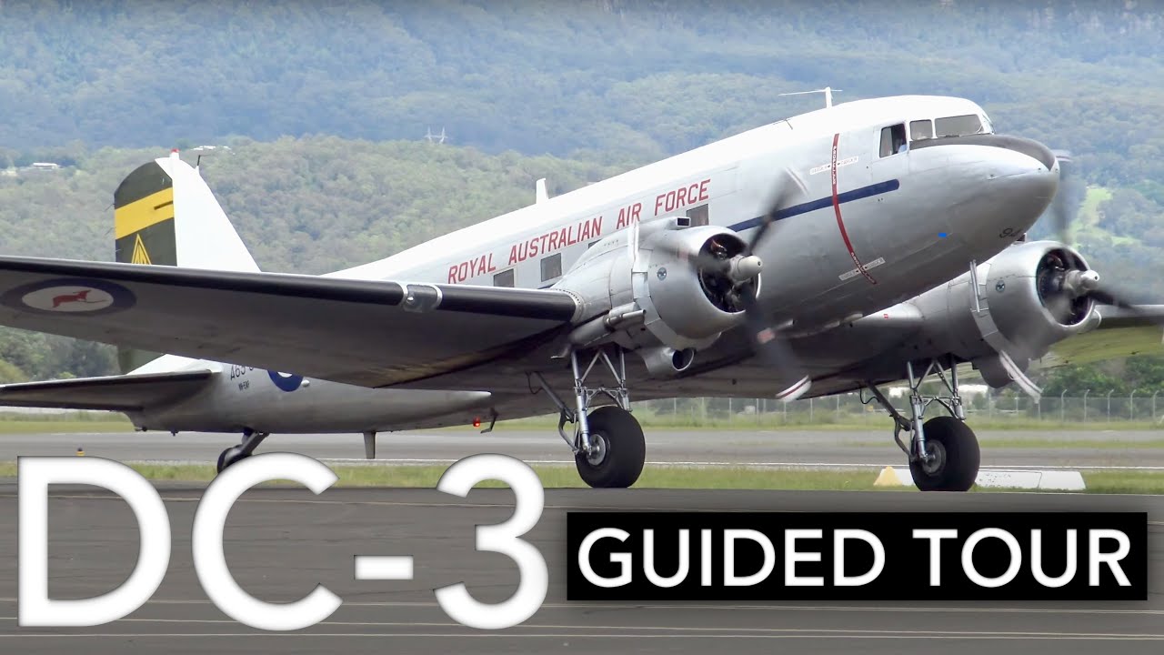 Detailed tour through the legendary Douglas DC-3 - YouTube