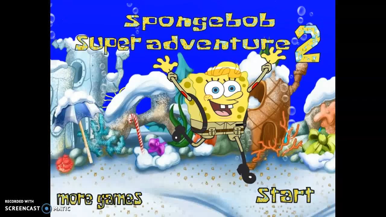 SpongeBob Super Adventure 2 (Gamezastar) - YouTube
