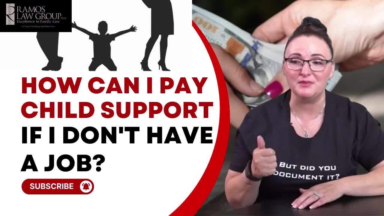 How Can I Pay Child Support If I Don't Have a Job? - YouTube