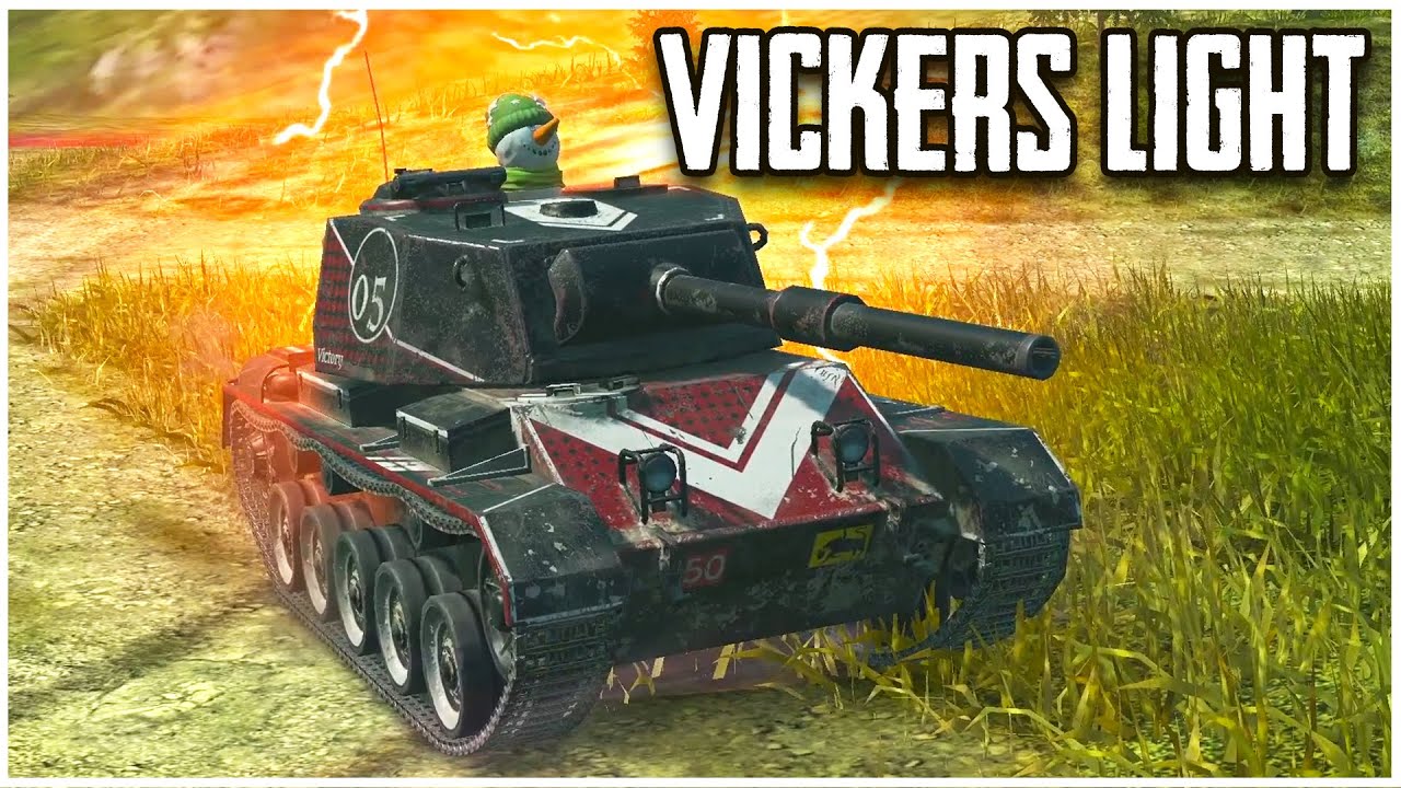 UPRISING Vickers Light WoT Blitz | Gameplay Episode - YouTube