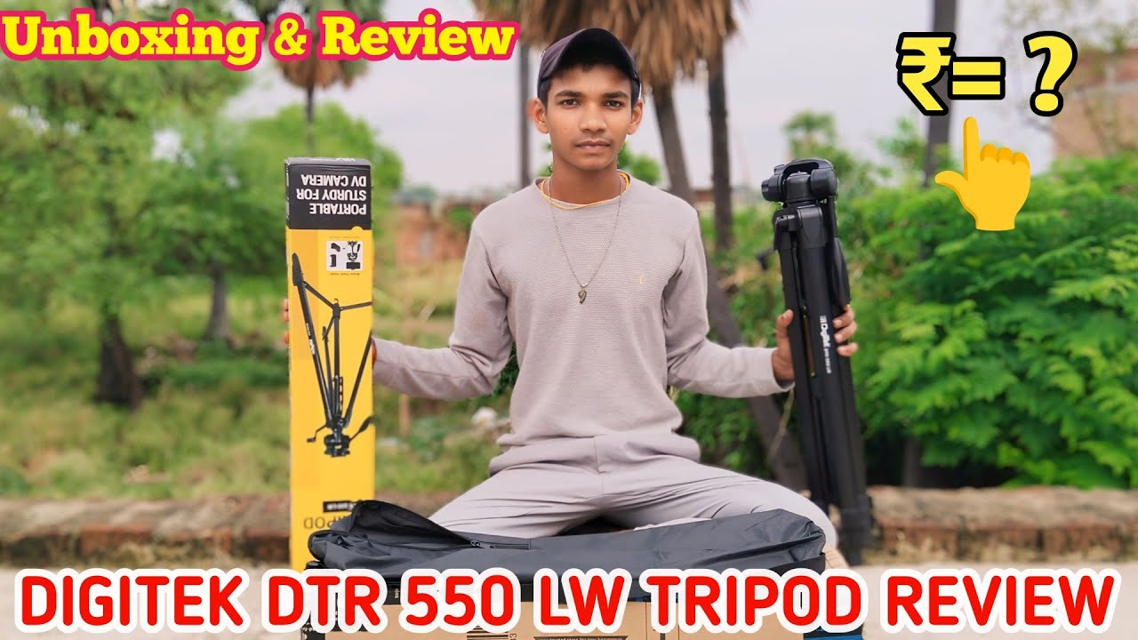 Unboxing Digitek Tripod DTR 550 LW || Best Tripod For Mobile and DSLR🔥 - YouTube