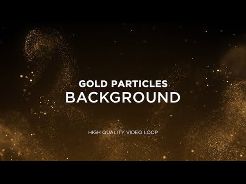 Gold Particles Background (Best After Effects Projects) - YouTube