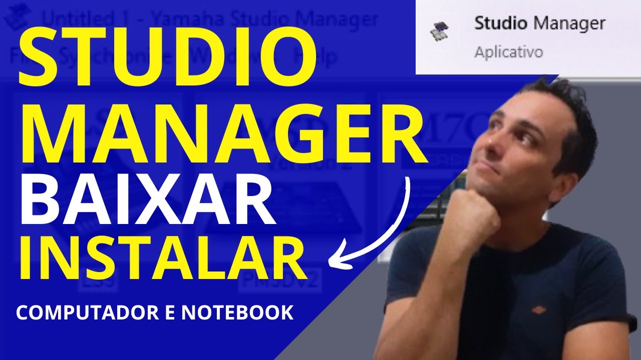 [FÁCIL] Como baixar e instalar o studio manager no computador? - YouTube