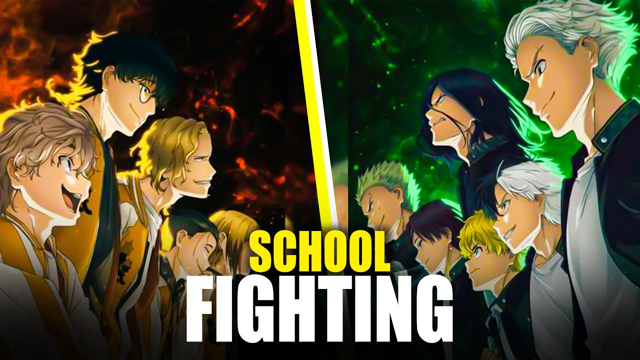 Top 5 High School Fighting Anime | W Anime - YouTube