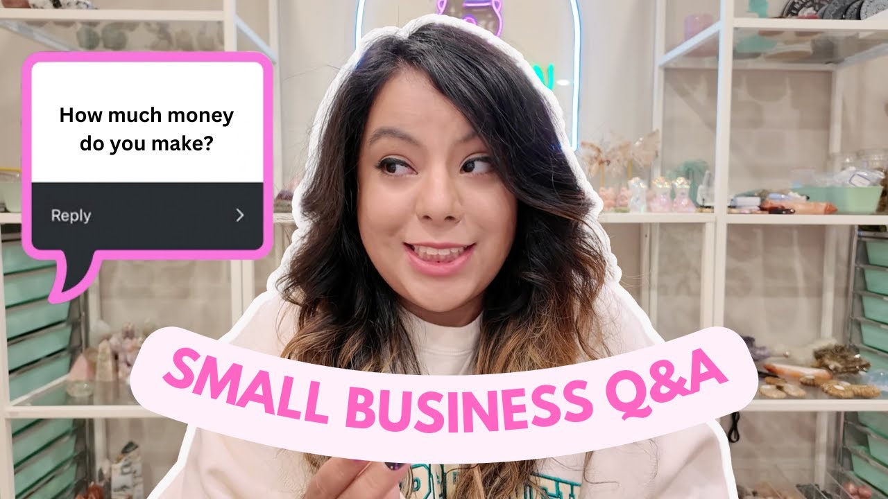 Small Biz Q&A | How to Run a Crystal Business! 5 years in Business as a ...