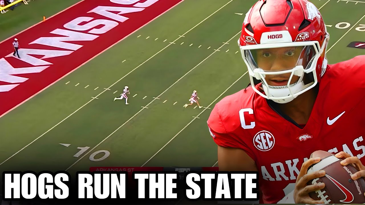 Arkansas Wins THE STATE! | Arkansas State Red Wolves vs. Arkansas ...