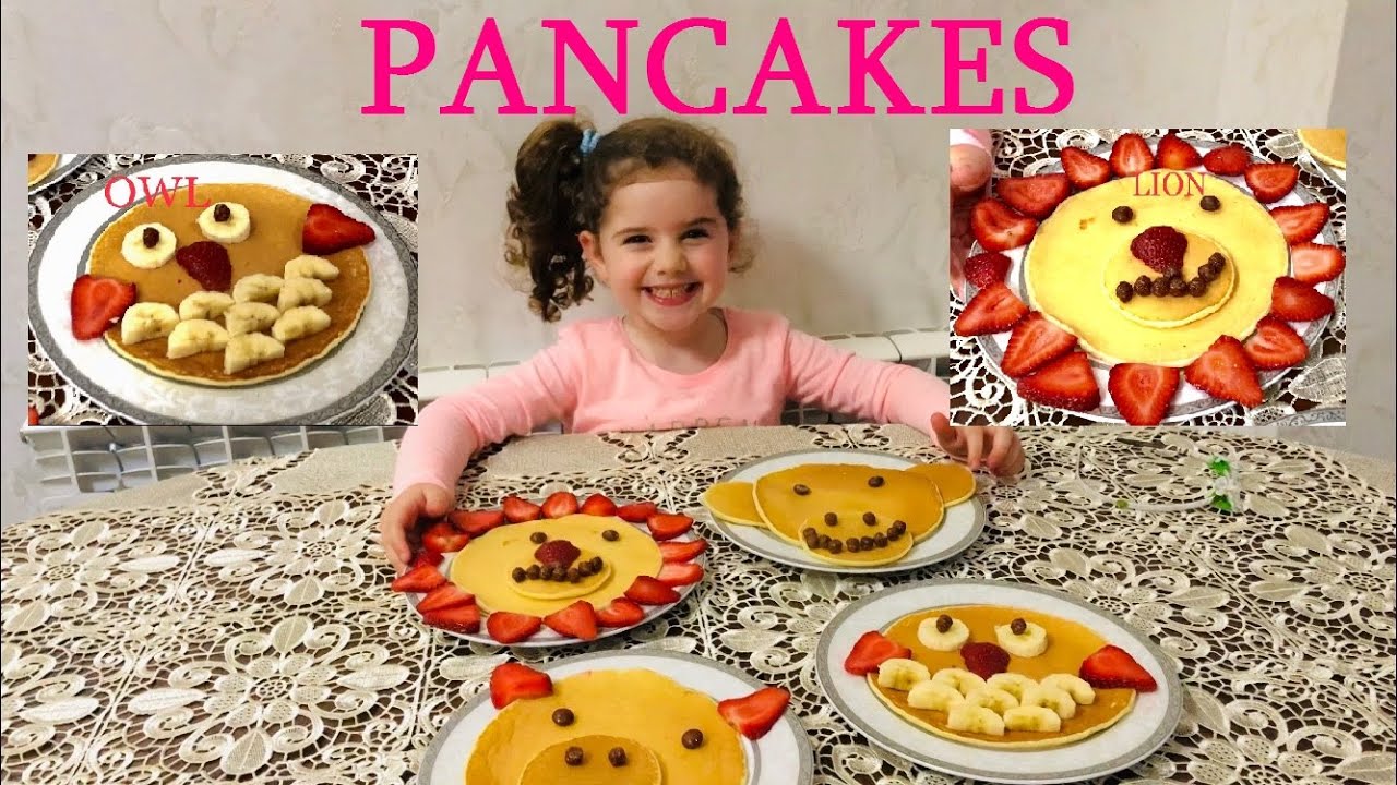 Easy Pancake Recipe For Kids I Animal Pancakes - YouTube