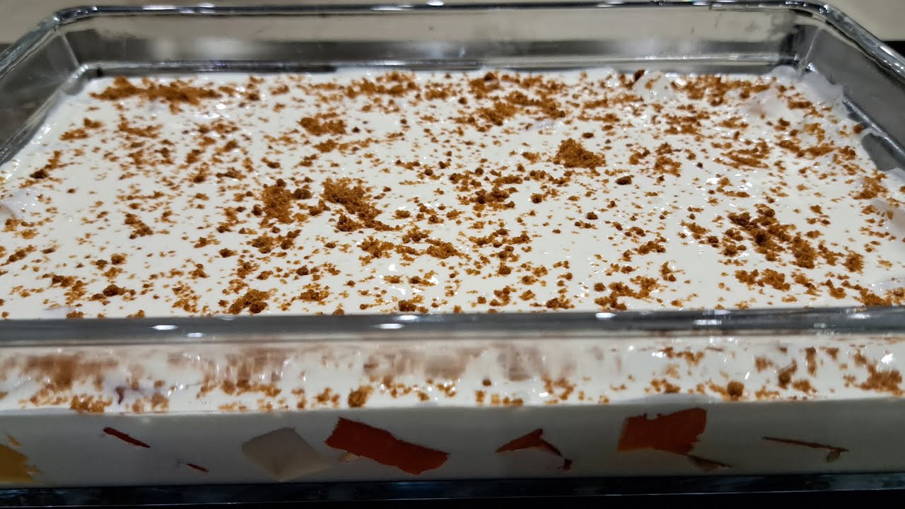 Creamy Fruit Dessert by Cooking Passion With Iqra - YouTube