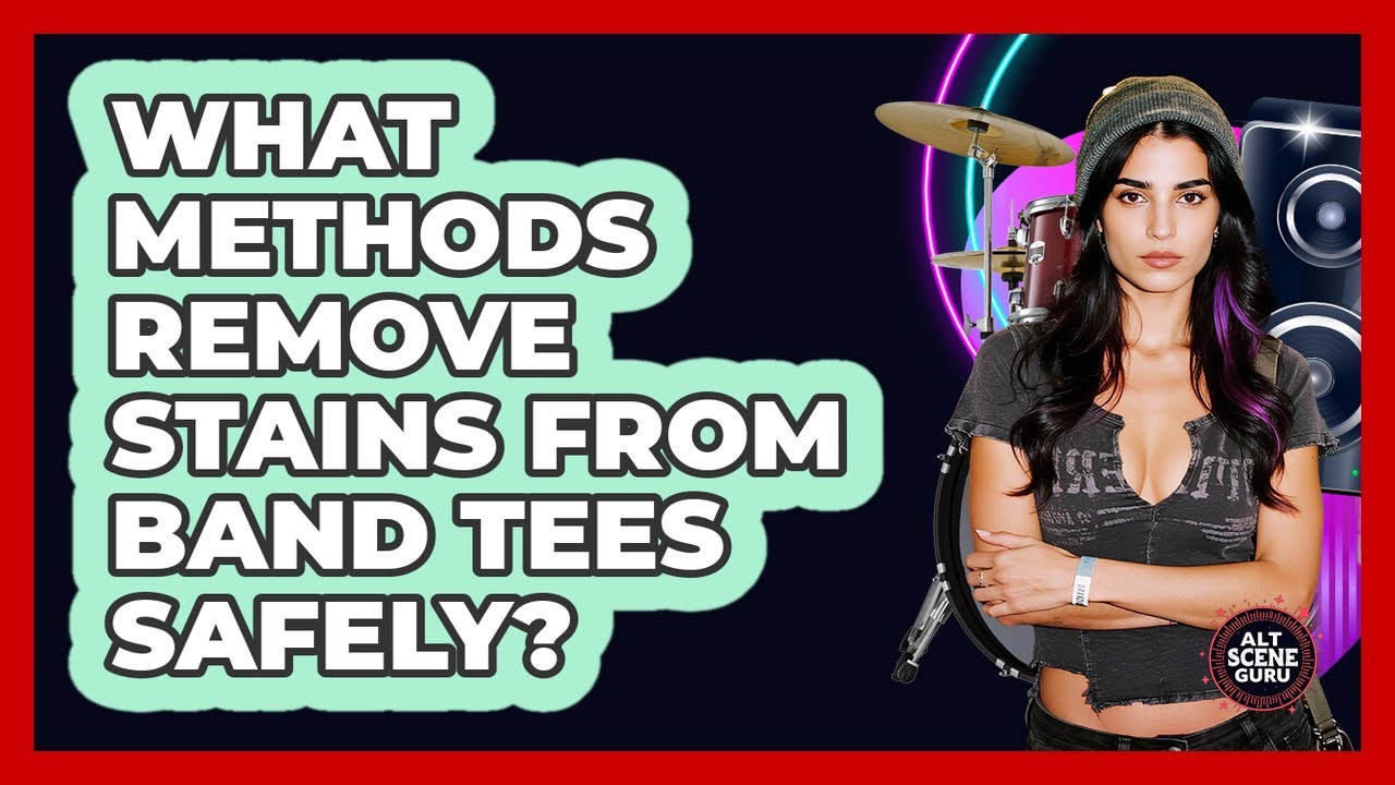What Methods Remove Stains From Band Tees Safely? - YouTube