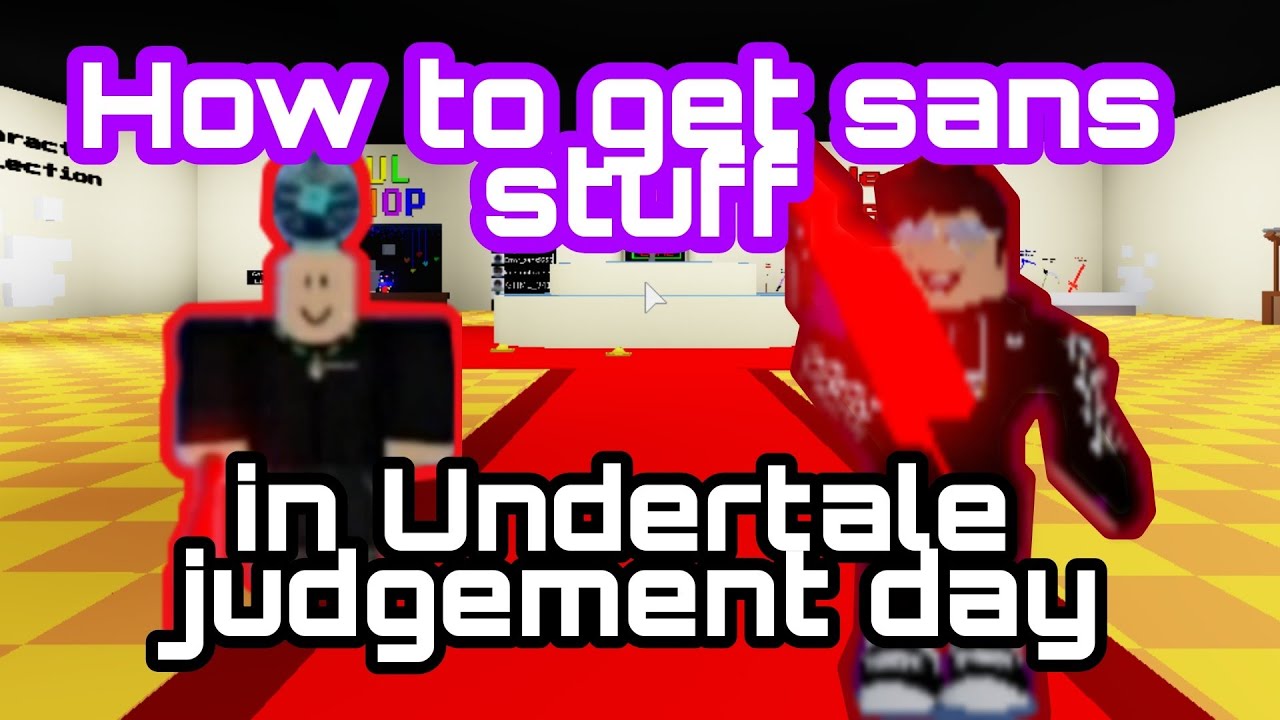 how to get sans weapons in undertale judgement day - YouTube