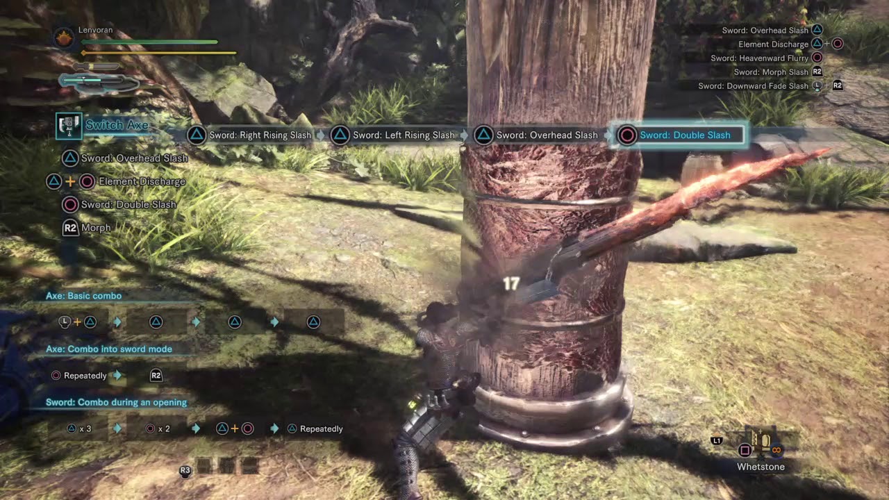 MHW: Switch Axe Loooong Combo - YouTube
