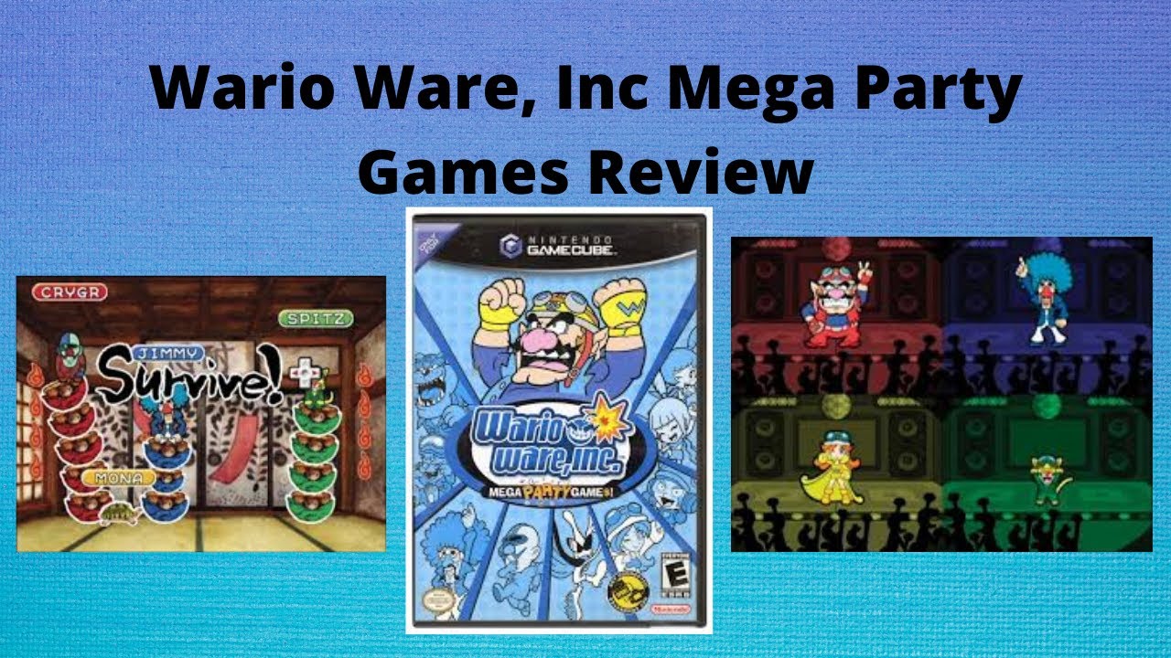 Wario Ware Inc Mega Party Games Review - YouTube